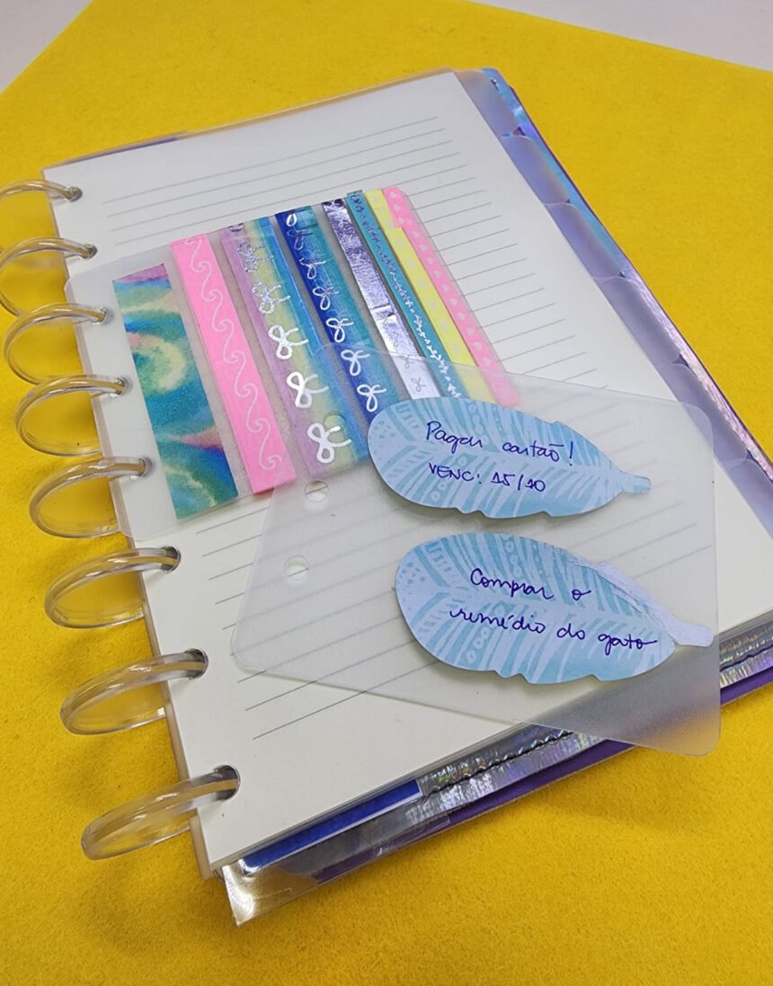Cartão Para Washitape ou Post it para Fichário – Sônia Rondon